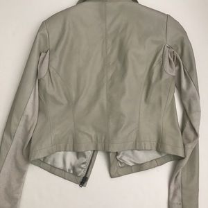 Veda | Jackets & Coats | Veda Beige Max Leather Jacket | Poshmark